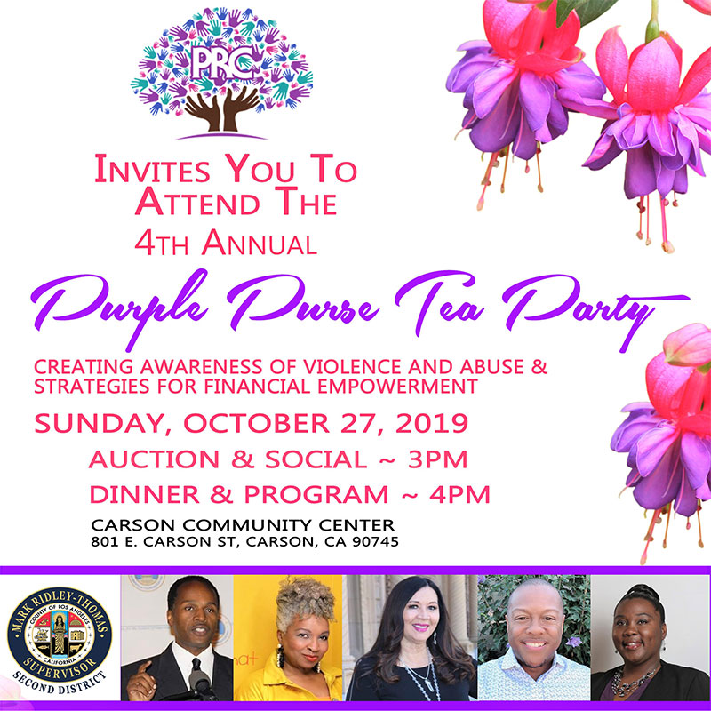 4th Annual Purple Purse Tea Party, Fundraiser & Awards - The Positive ...